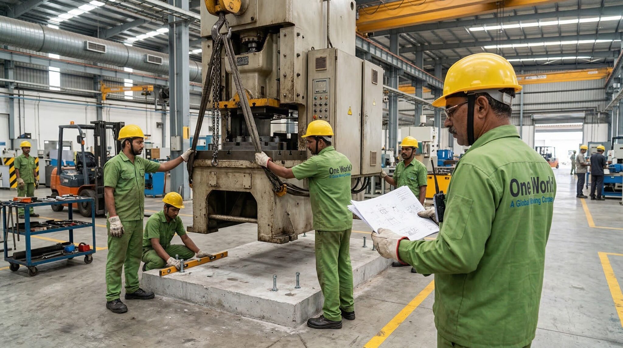 Machine Installation | Oneworldlogix.com